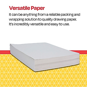 School Smart - 85250 Newsprint Drawing Paper, 30 lb, 8-1/2 x 11 Inches, 500 Sheets