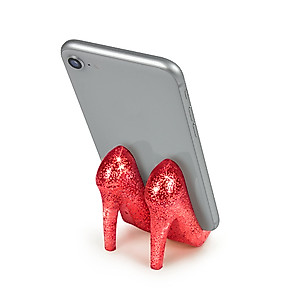 Genuine Fred 5216323 PUMPED UP High Heel Shoe Phone Stand, Ruby Red