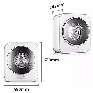 Full-automatic washing machine and Spin Dryer,Wall-Mounted Electric Compact Washer,High Temperature Boiling Wash,for Bathroom,Kitchen.