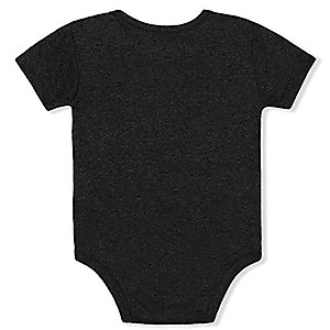 STAR WARS Baby Yoda Boys 3 Pack Bodysuits for Baby and Infant – Grey/Black/Green