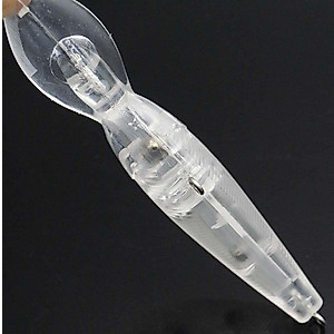 New 10PCS Unpainted Fishing Blanks Crankbait 9.2cm 6.9g topwater Artificial Bait Fishing Lures Blank Minnowbait Hard unpainted Artificial Bait Bodies DIY Fishing Tackle Spoons with Free Eye