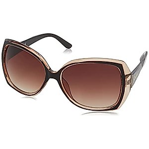 Jessica Simpson Women's J5234 Oversized Retro Butterfly Sunglasses with UV400 Protection - Glamorous Lightweight Sunglasses for Women, 60mm