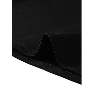 Allegra K Women's Business Casual Lapel Short Sleeve Open Front Cropped Work Office Blazer Large Balck