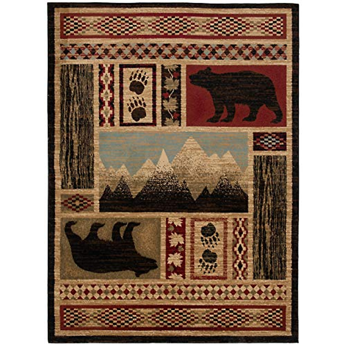 Mayberry Rugs Aspen Area Rug, 2'3"x3'3", Multicolor