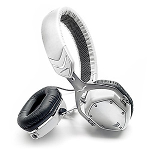 V-MODA Crossfade M-80 Vocal On-Ear Noise-Isolating Metal Headphone, White Silver