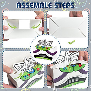 AHIONB Toy Inspired Story Party Favor Treat Boxes, 12 Pcs Present Boxes Paper Gift Boxes, for Theme Birthday Baby Shower Party Supplies Decoration