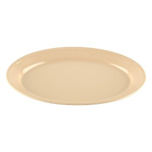 G.E.T. OP-912-T Melamine Oval Serving Platter, 12" x 8.5", Tan (Set of 12)