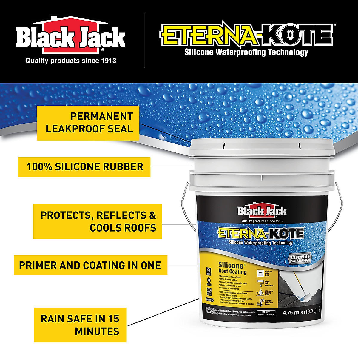 GARDNER-GIBSON 5576-1-30 5GAL White Roof Coating