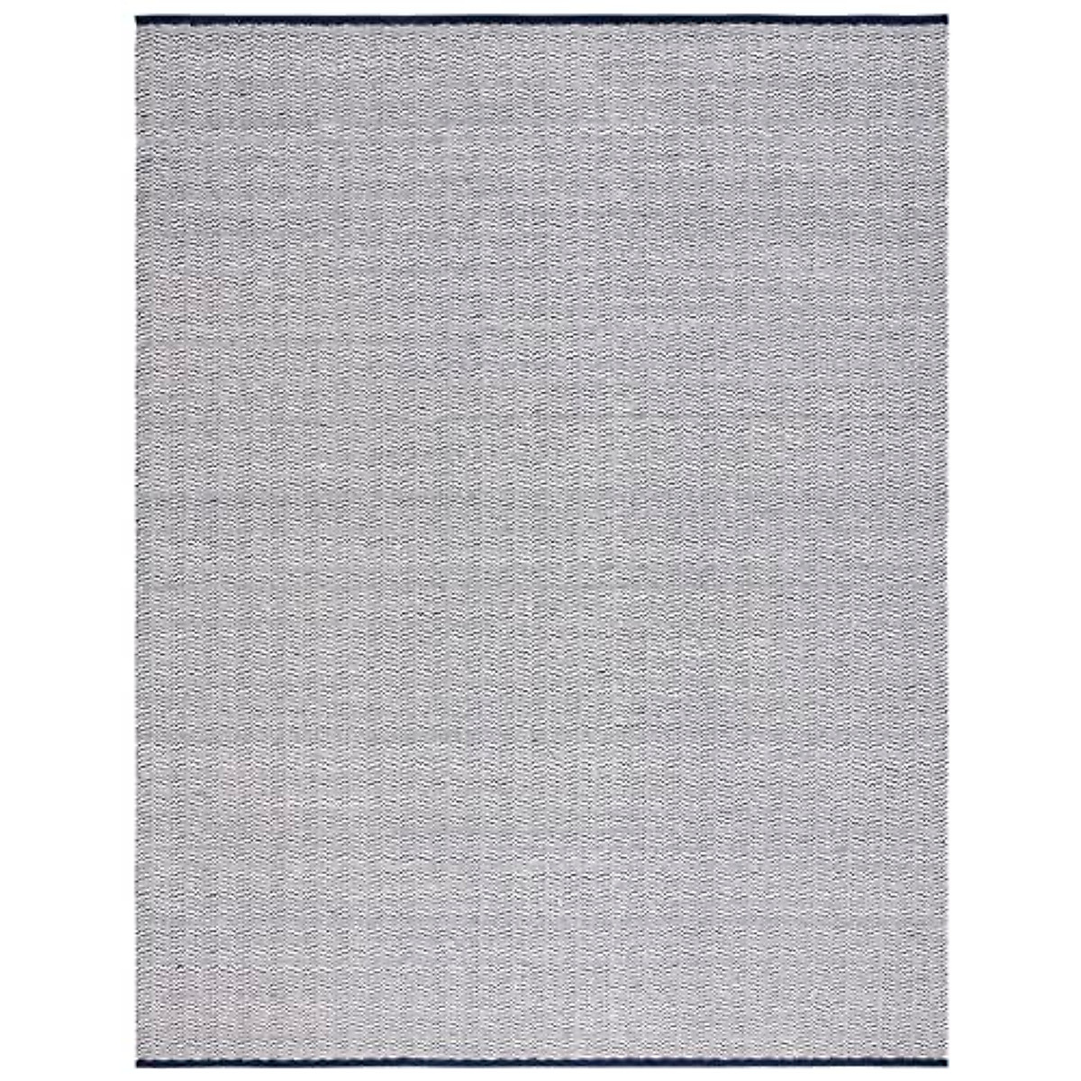 Safavieh Vermont Collection 8' x 10' Navy/Ivory VRM902N Handmade Rustic Textured Wool Area Rug