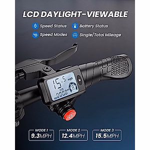 URBANMAX C1 Electric Scooter with Seat, 450W Powerful Motor up to 22 Miles Range, Foldable Electric Scooter for Adults Max Speed 15.5 Mph, Electric Scooter for Commuting with Basket