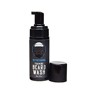 Rugged Roots Foaming Beard Wash -Refreshing Clean Scent of Spearmint, Unique Gift for Men