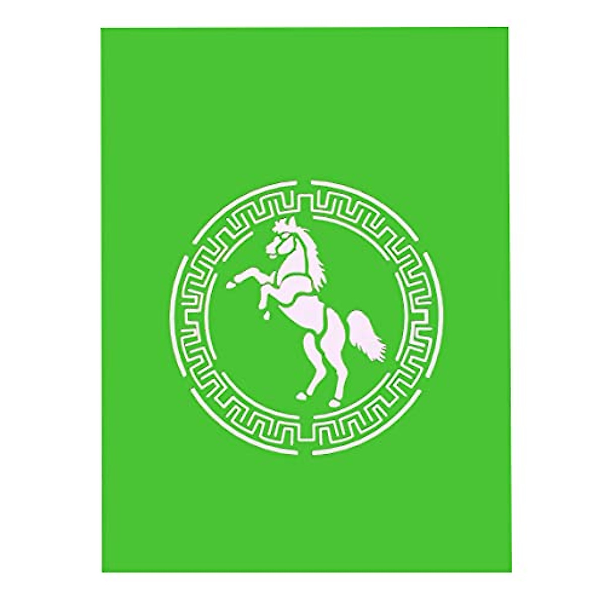 iGifts And Cards Inspirational Wild Horses 3D Pop Up Greeting Card - Majestic, Colt, Pony, Mustang, Stallion, Half-Fold, Happy Birthday, Retirement, Just Because, New Business Adventure, All Occasion