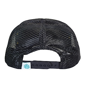 Sendero Provisions Co. Cowboy Hat Embroidered Logo Snapback Trucker Cap One Size (Black/Gold)