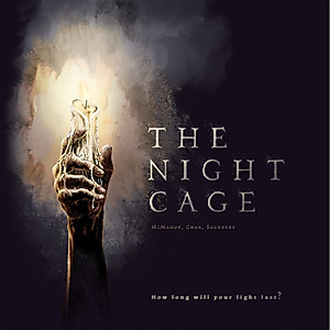 The Night Cage by Smirk and Dagger, a Spooky Cooperative Strategy Game, 1-5 Players Lost in a Dark Maze with only a Candle, Fun Horror Themed Tile Laying and Perfect for Game Night, Adults, Teens 14+