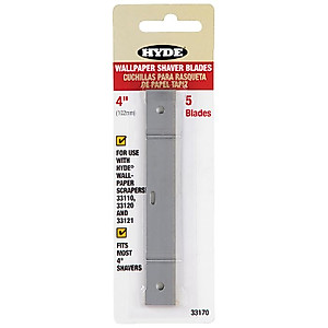 Hyde Tools 4In Wallpaper Shaver Blades 33170