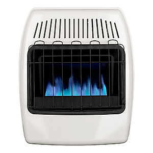 Dyna-Glo 20,000 BTU Natural Gas Blue Flame Vent Free Wall Heater, White