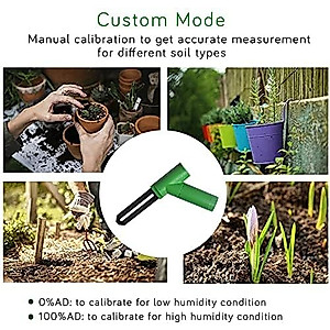 ECOWITT WH51 Soil Moisture Sensor Soil Humidity Tester - Accessory Only, Can Not Be Used Alone