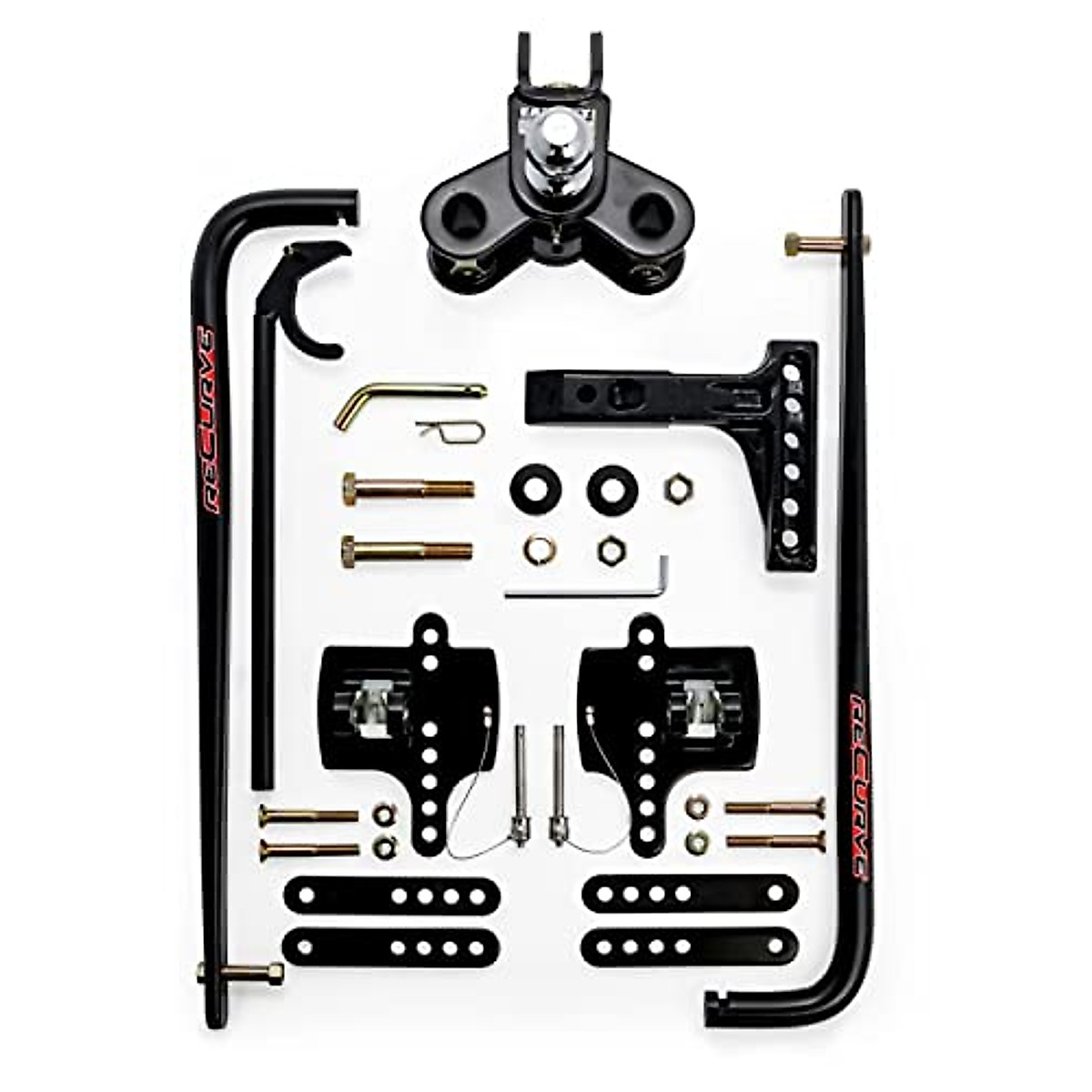 Camco Eaz-Lift ReCurve R3 1,200lb Weight Distribution Hitch | Features 1,400lb Max Tongue Weight Rating, 2-5/16-inch Ball has a 15,000lb Max Rating, and Adjustable Sway Control | (48753)