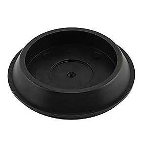 Prime-Line MP75073 Scotch 2-3/8 inch Gray/Black Plastic Round Reusable Furniture Sliders (4-Pack)