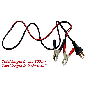 POWER PRODUCTS 12V DC T-Plug Battery Charging Cable for Sportsman 4000W 7500W GEN7500DF GEN4000DF GEN4000TRI GEN4000 with CO Detector for 2200W 3500W 7000W Dual Fuel Inverter Generator