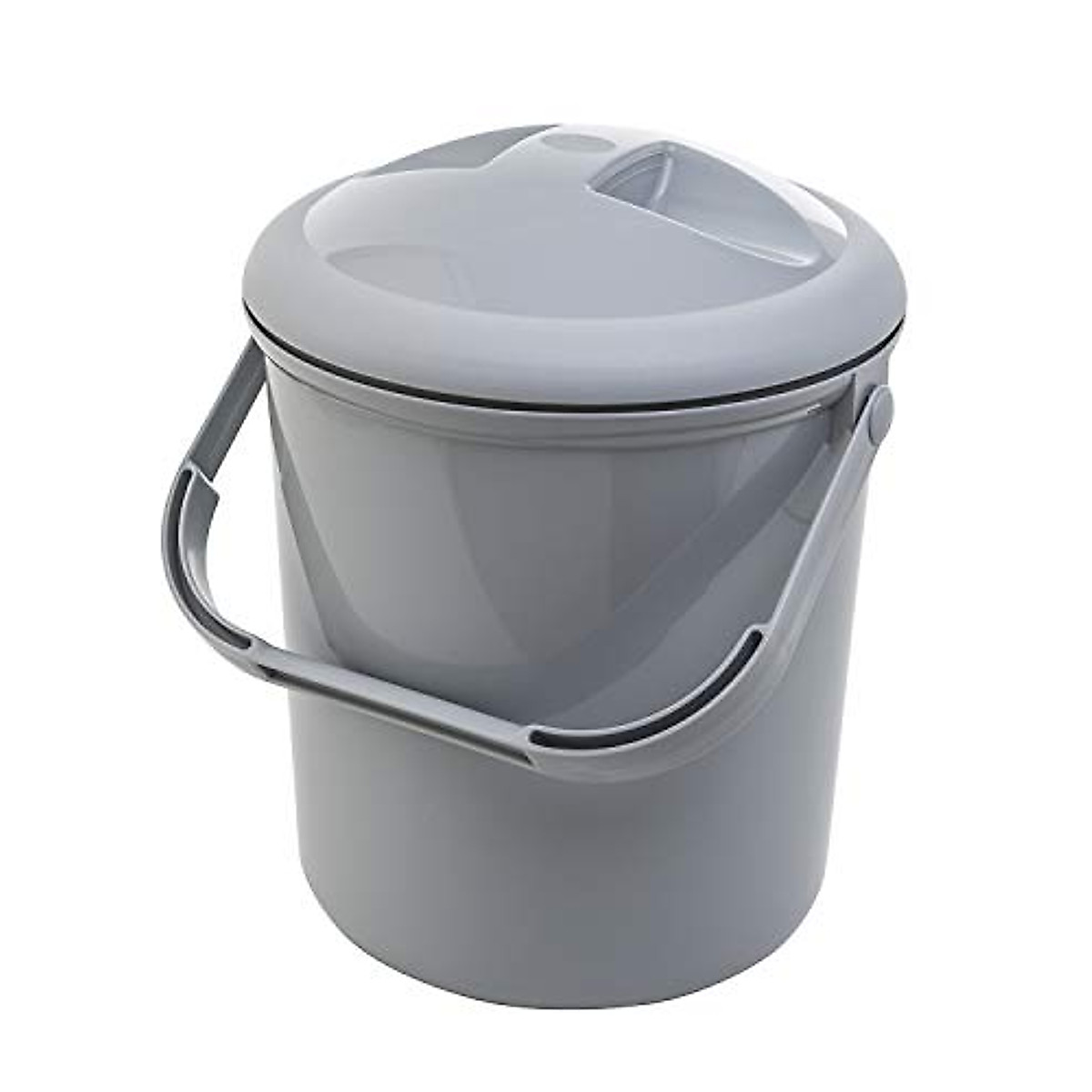 Rotho Babydesign Nappy Pail, 10l, 0+ Months, Bella Bambina, Stone-Grey, 20021 0286