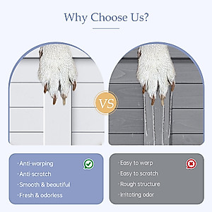 ROYMELO 48x84 Inch White Sliding Barn Door Slab and 8ft Hardware Kit Included, MDF Wood Panel Covered with Water-Proof Scratch-Proof PVC Surface, Easy to Clean, Simple DIY Assembly