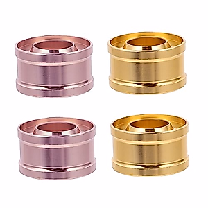 FRCOLOR 4pcs Lipstick Mold DIY Kits Molds for Resin Ring Tool Lip Applicator Silicone Lipstick Ring Lip Balm Lipstick Mould Ring DIY Lipstick Mold Lip Balm DIY Mold Ring Aluminum Tray