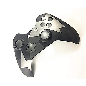Replacement Front Housing Shell Case Cover for Xbox One Wireless Controller (Gray)