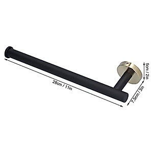 Stainless Steel Towel Holder Black Gold Bathroom Shelf 304 Stainless Steel Towel Rack for Kitchen Bathroom