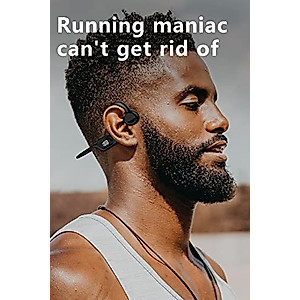 Pink Open Ear Headphones Wireless Bluetooth Air Conduction Earbuds for Running Workout Cycling Over The Ear Headphones Waterproof IPX5 Earphones for iPhone Android Gym Ear Phones Built-in Mic