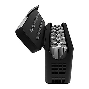 East Brooklyn Labs RadCad Battery Charger and Caddy Drop in The Caddy and Begin Charging Charges 12 AA Rechargeable Batteries Compatible with Most Caddies