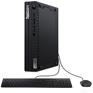 Lenovo ThinkCentre M70q Gen 4 MFF 1L Tiny PC Mini Business Desktop Computer, 13th Gen Intel 16-Core i7-13700T, 16GB DDR4 RAM, 1TB PCIe SSD, WiFi 6, RJ-45, HDMI, DP Port, KB & Mouse, W11P, WE/PGPY