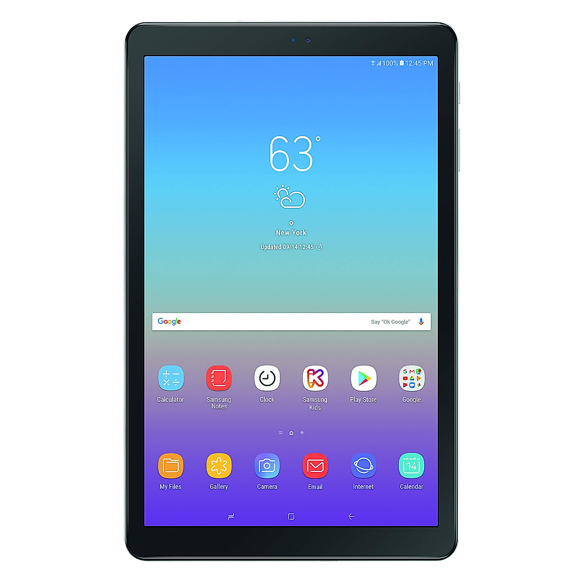 Samsung Electronics SM-T590NZAAXAR Galaxy Tab A, 10.5in, Gray (Renewed)