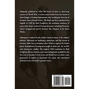 The Storm of Steel: Original 1929 Translation