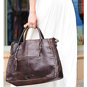 Bed|Stu Women’s Rockaway Leather Bag (Teak Rustic)