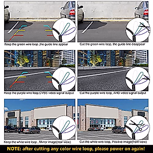 NATIKA Backup/Front View Camera: No Distorted Affect Starlight Night Vision HD Waterproof 960H CVBS/720P AHD Hitch Backup/Reverse/Rear View Camera License Plate for Cars Pickup Trucks SUV RV Van