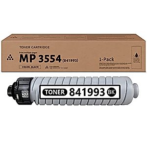 DRAWN Compatible 841993 Toner Cartridge Replacement for Ricoh MP 2554SP 2555SP 3054SP 3055SP 3554SP 3555SP Printer MP 3554 Toner Cartridge(1 Pack, Black)