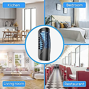 Meilen Fruit Fly Traps for Indoor - Quiet Bug Zapper and Mosquito Killer - Effective Against Mosquitoes, Gnats, and Other Insects - Silent Operation for Peaceful Sleep - 1 Trap + 5 Glue Cards Included