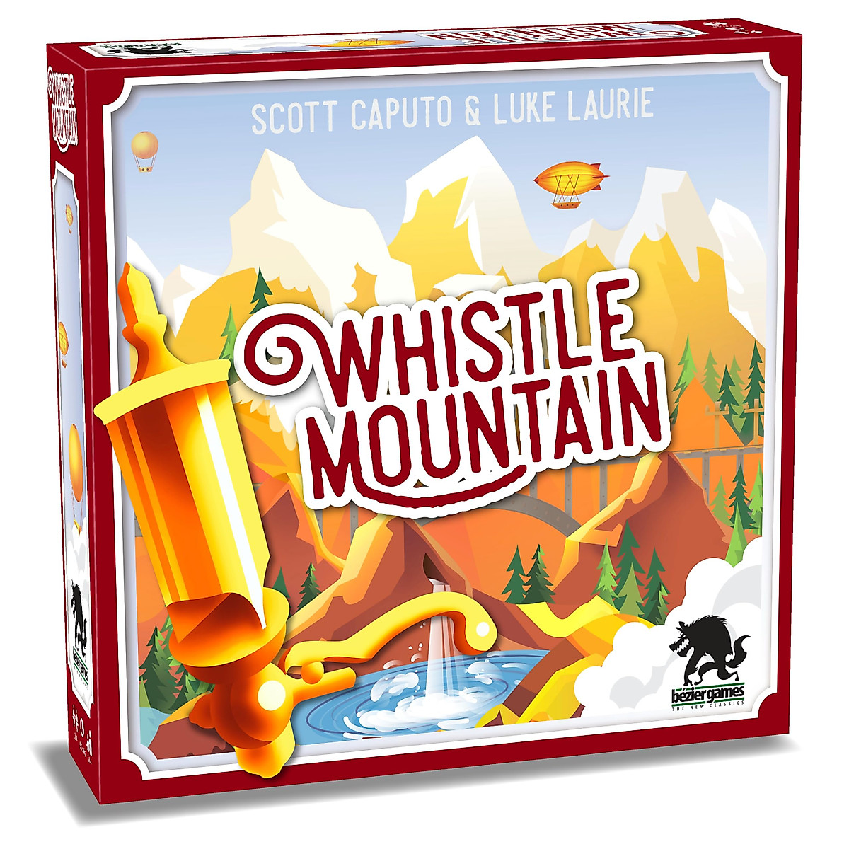 Whistle Mountain, Strategic Board Game, Tile Laying, Worker Placement Game Fun Game for Adults