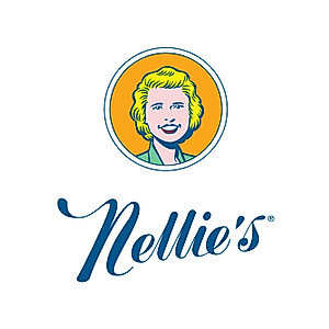 Nellie's Laundry Soda with POW Powder - 250 Loads - Eco-Friendly Laundry Detergent with Stain-Fighting Active Enzymes - High-Efficiency Formula, Phosphate-Free, Septic-Safe