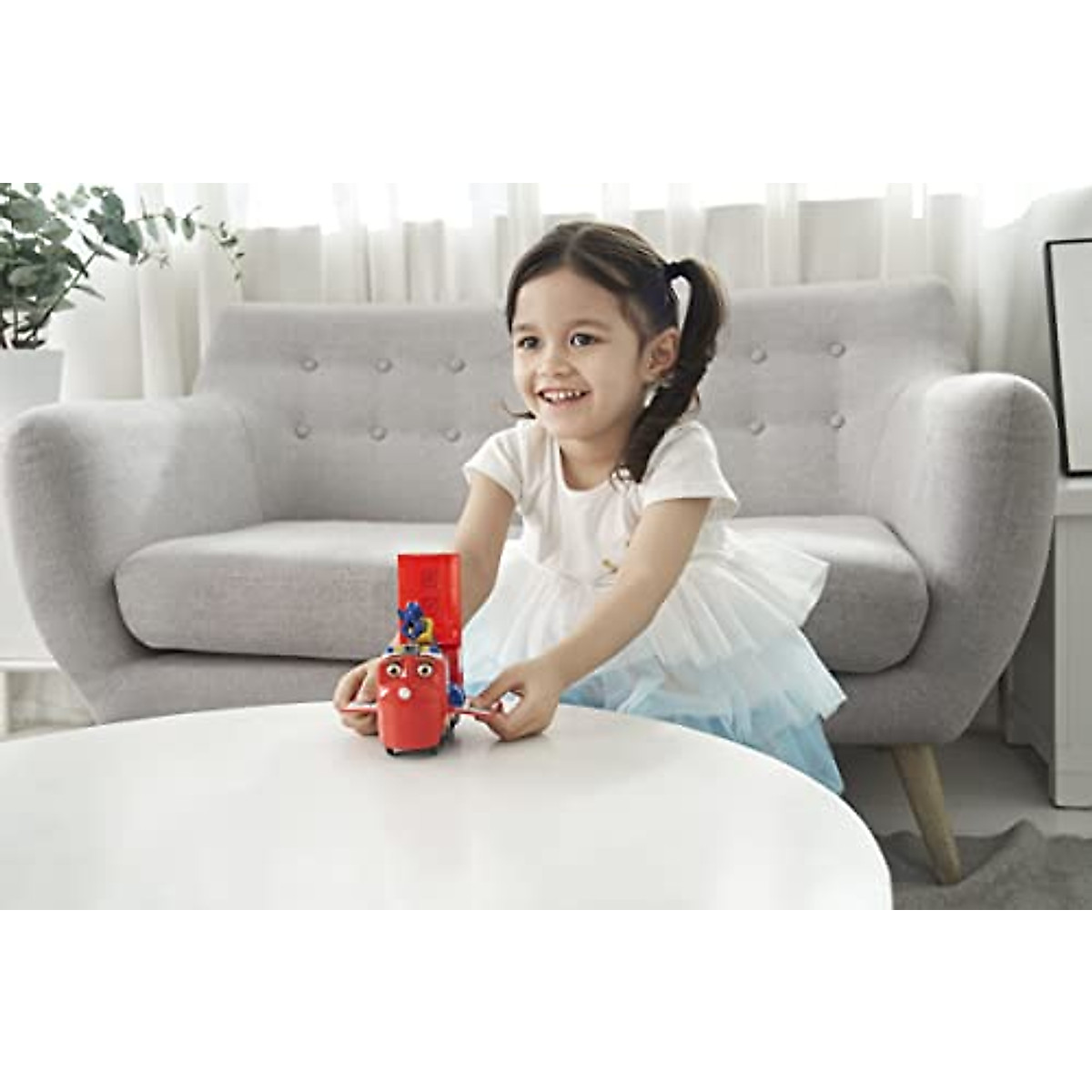 Chuggington - Pop and Transform Chuggers – Wilson - 5" Transforming Train Toy - Free-Rolling Wheels - Birthday Gift for Preschool Kids Age 3 and Up - Fun for 3 4 5 Year Old Boys and Girls