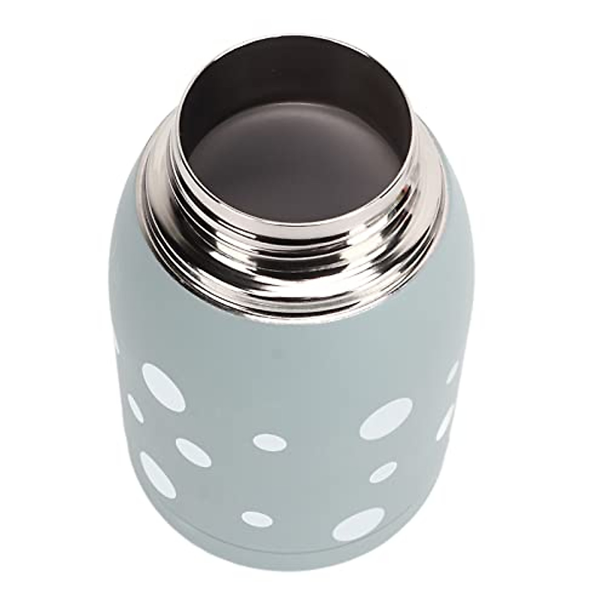 GLOGLOW Insulated Water Bottle, Stainless Steel 12 Ounce Insulation Cup for Kids, Rabbit Pattern, Double Wall for Travel (Blue)