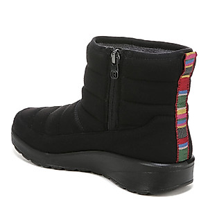 BZees Women's Glacier Ankle Boot, Black, 10