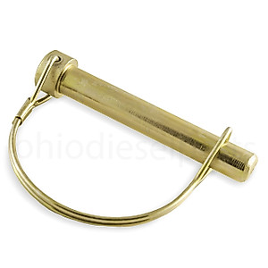 PTO Round Shaft Locking Trailer Hitch Pin 1/2" x 2-5/8" (Pack of 3)