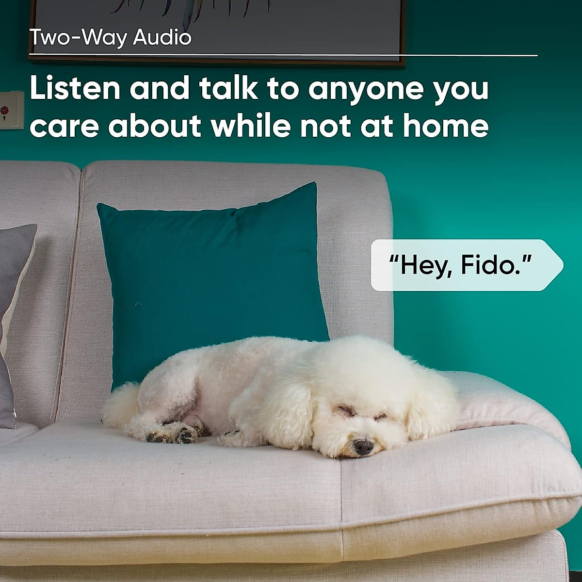 WyzeCam Cam v3 Security Camera for Pets, Indoor/Outdoor Home Security Camera with 1080p Color Night Vision Motion & Sound Detection, Compatible with Alexa & Google, White, 1-Pack