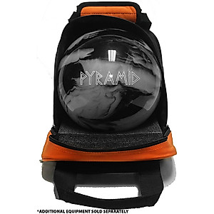 Pyramid Path Plus One Spare Tote Bowling Bag (Black/Orange)