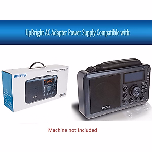 UpBright 7V AC/DC Adapter Compatible with Eton nelitefield Elite Field AM FM Shortwave Desktop Bluetooth Radio BT Streaming FD48UD-7-1200 7VDC 1200mA DC7V 1.2A Power Supply Cord Charger (NOT for 6V)
