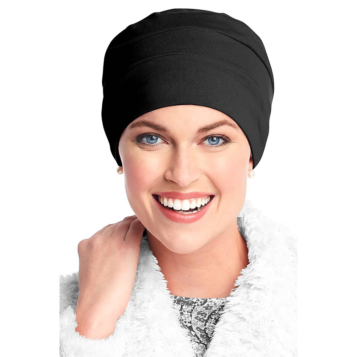 Headcovers Unlimited Three Seam Cotton Sleep Cap - Black