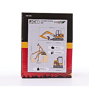 Britains JCB Farm Tomy Toys - Midi Excavator - 1:32 JCB 86C -1 Digger - Collectable Tractor Toy - 1:32 Scale Farm Toys - Suitable for Collectors and Kids - 3 Year Plus