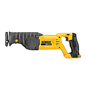 DEWALT 20V MAX Reciprocating Saw, 3,000 Strokes Per Minute, Variable Speed Trigger, Bare Tool Only (DCS380B)
